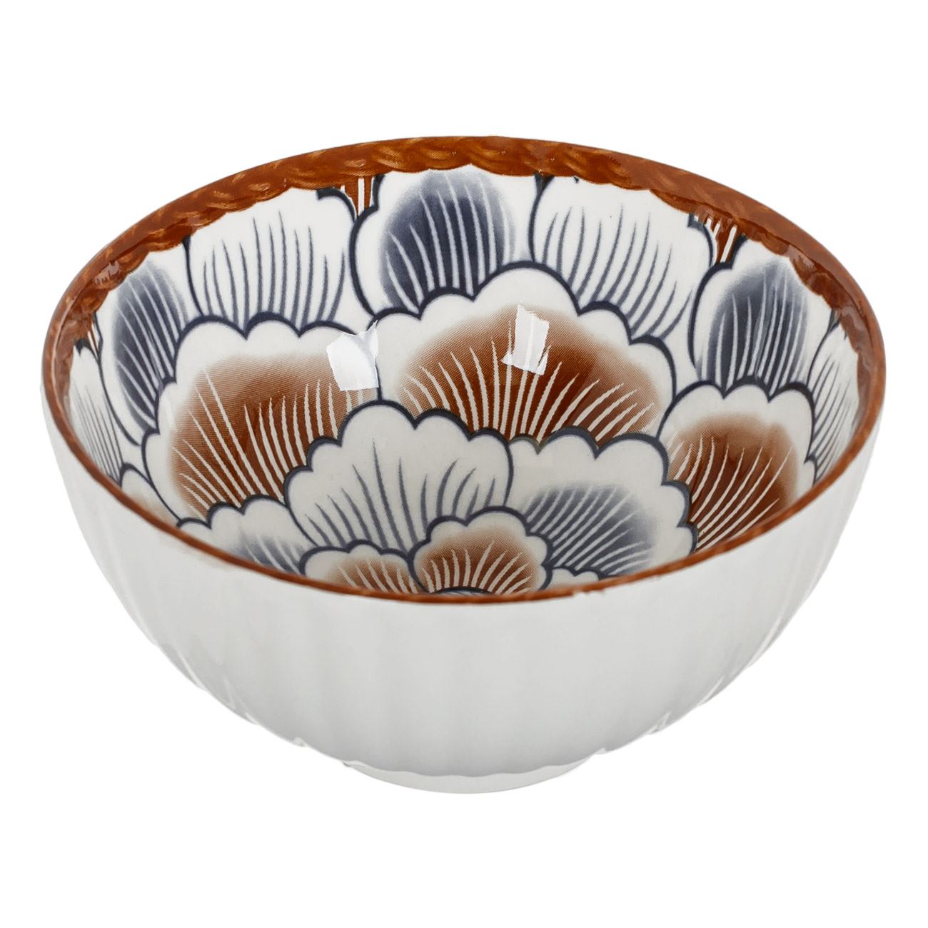 Set boluri, 12 piese, 250 ml, Portelan, Alb fildes - eMAG.ro