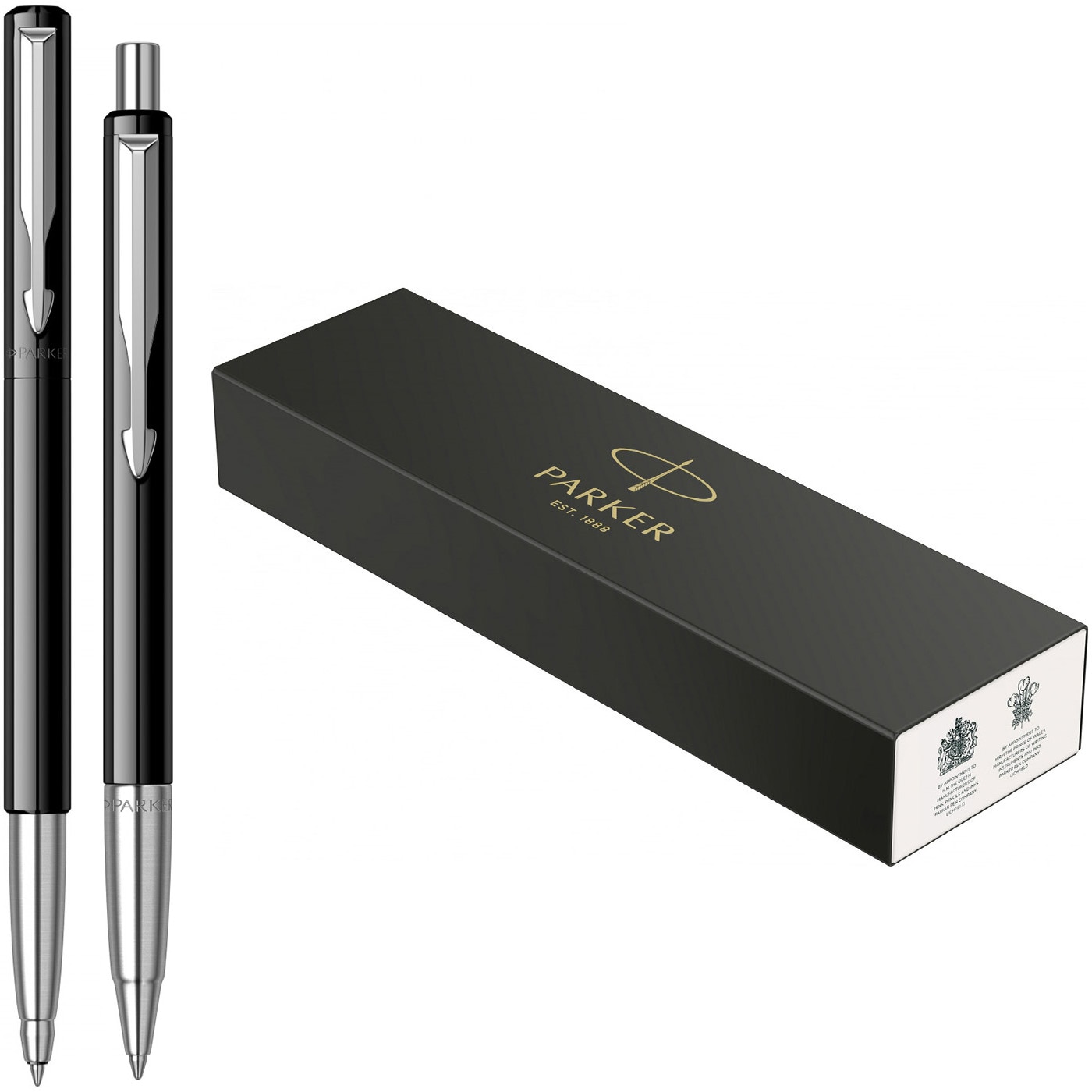 Комплект Parker Roller+Pen Vector Black - eMAG.bg