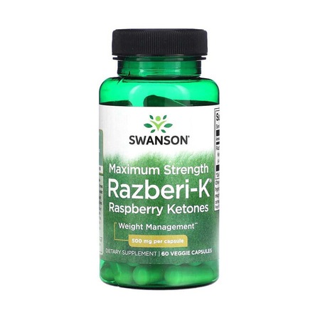 Cetona de Zmeura Razberi-K 100 miligrame 60 capsule Swanson - eMAG.ro