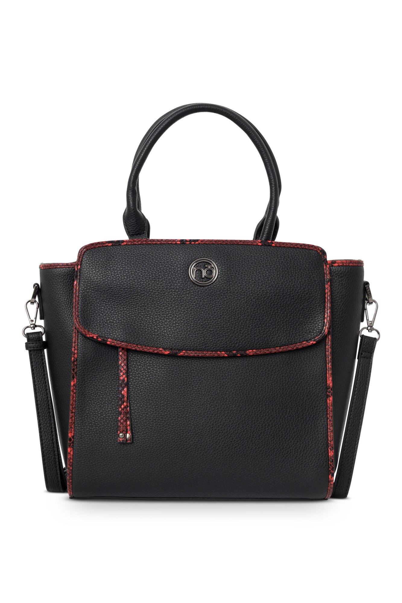 Geanta pentru femei Nobo, Serenity, Piele ecologica, 29X35X13 cm, Negru ...