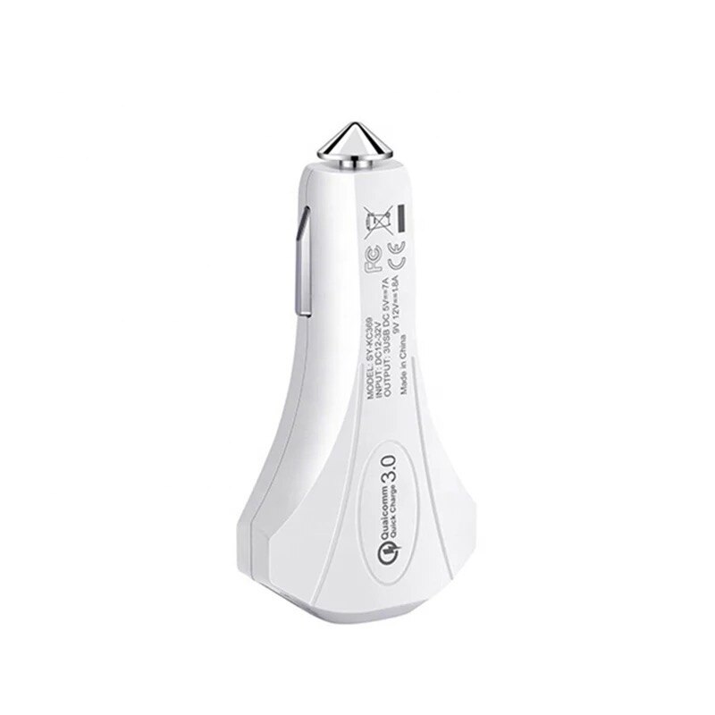 Incarcator Auto Inteligent Premium Cu 3 Porturi 1xtype C 3 1a Si 2xusb