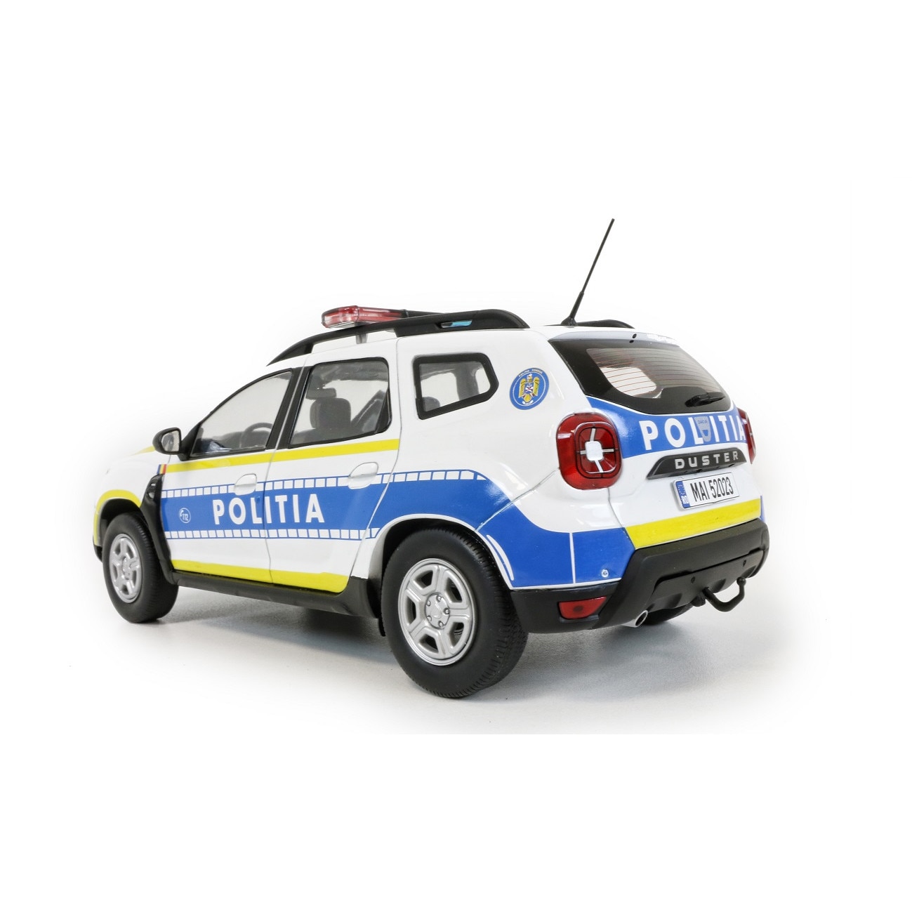 Macheta auto Dacia Duster Politia Romana 2021,1:18, Solido & Hyro - eMAG.ro