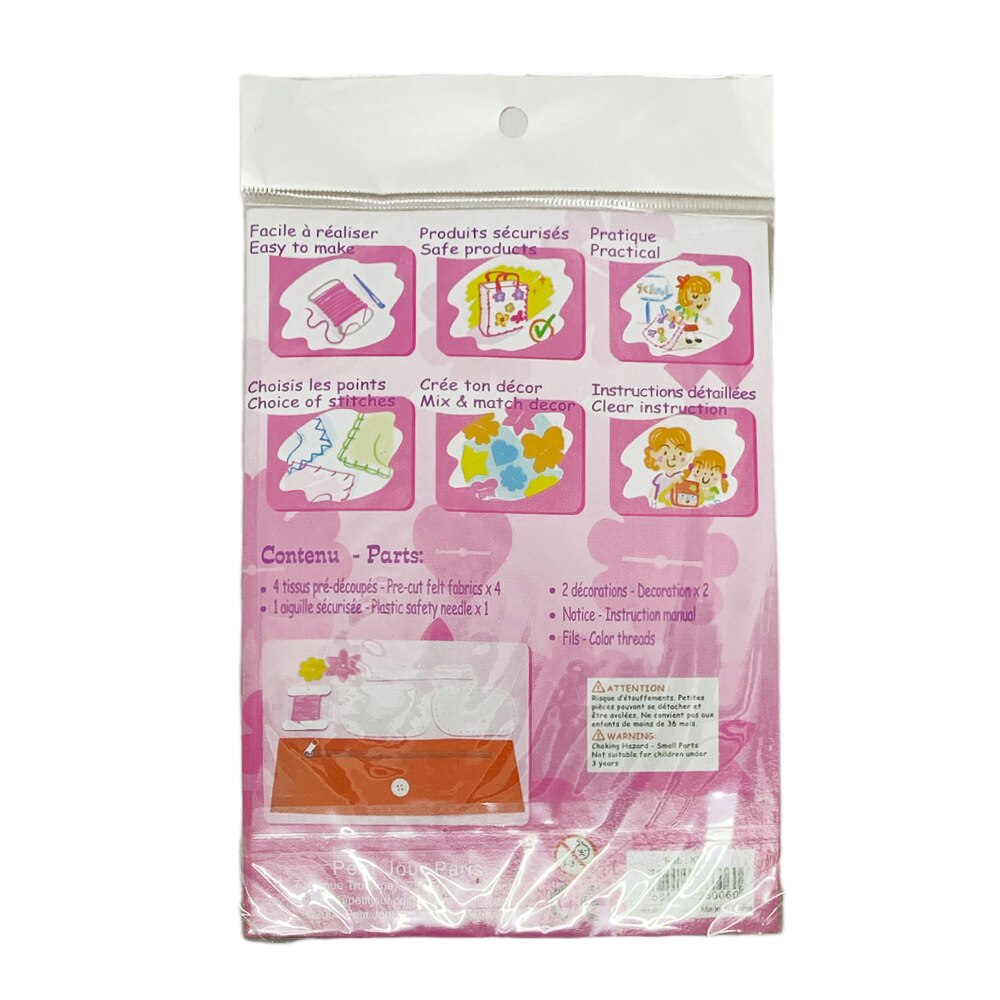 Kit creativ Petit Jour Paris Geanta DIY pentru copii, Tehnica simpla de ...