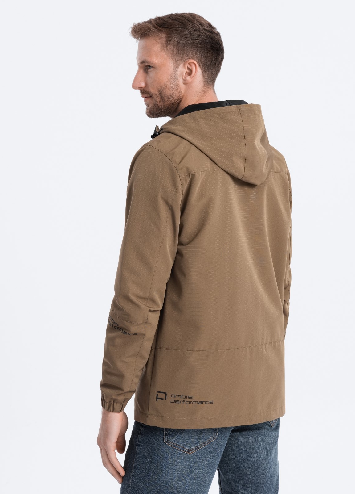 Férfi dzseki OMBRE OM-JANP-22FW-005, Parka, Kapucnis, Átmeneti, Barna, 2XL - eMAG.hu