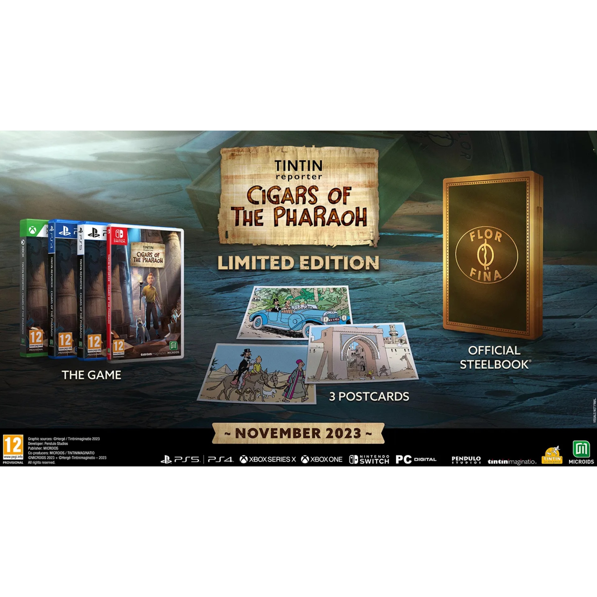 Игра PENDULO STUDIOS Tintin Reporter Cigars Of The Pharaoh Limited ...