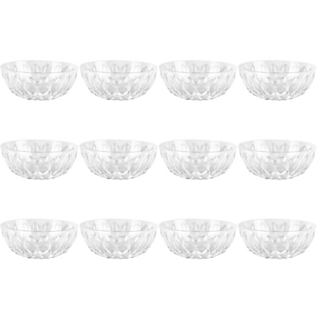 Set boluri, 12 piese, 180 ml, Plastic, Transparent - eMAG.ro