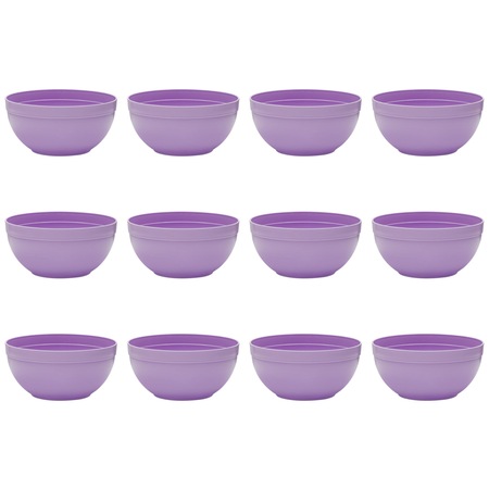 Set boluri, 12 piese, 2.5 l, Plastic, Mov - eMAG.ro