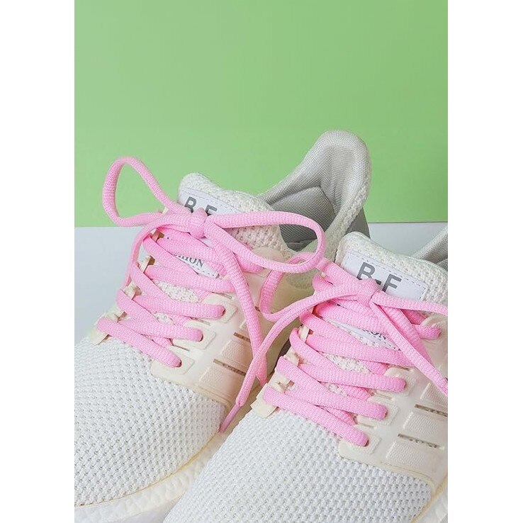 Sireturi CoolLaces pentru pantofi sport, 0.4x120 cm, roz deschis, Doty ...