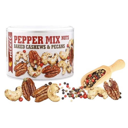 Mix de nuci coapte cu patru tipuri de ardei, MixIt, 150 g - eMAG.ro