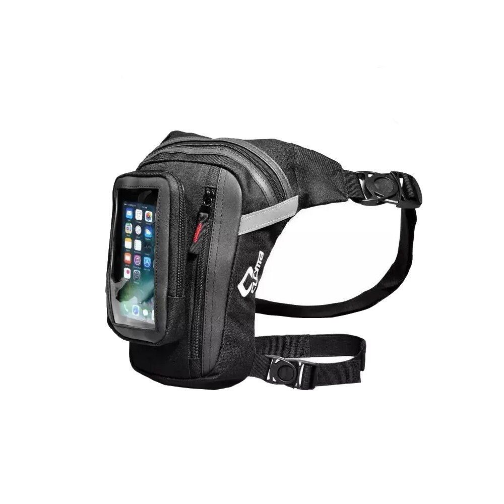 Set geanta de picior si telefon, PAA-Auto, pentru motociclisti cu ecran ...
