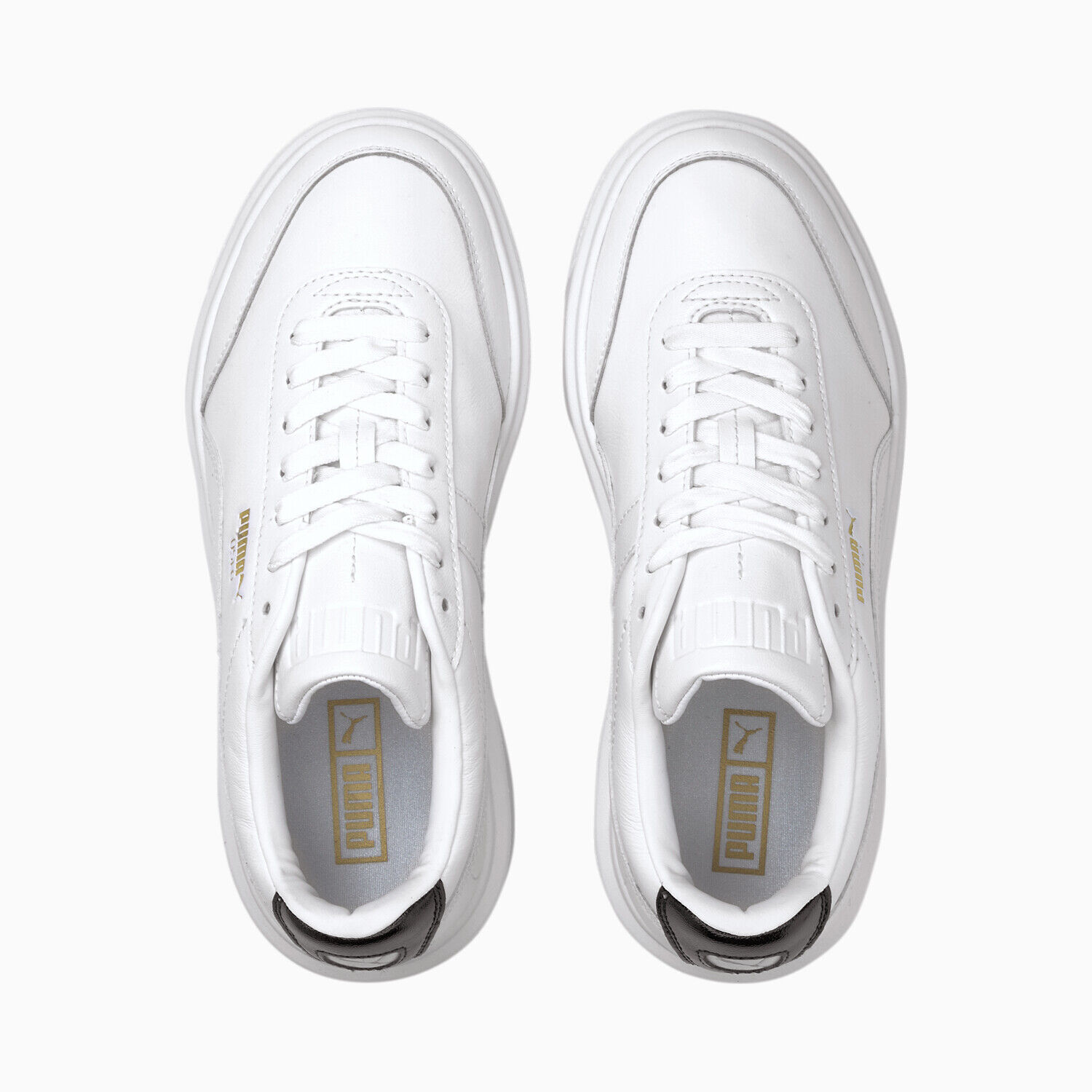 Adidasi dama, Puma, Piele, Alb, 35.5 EU - eMAG.ro
