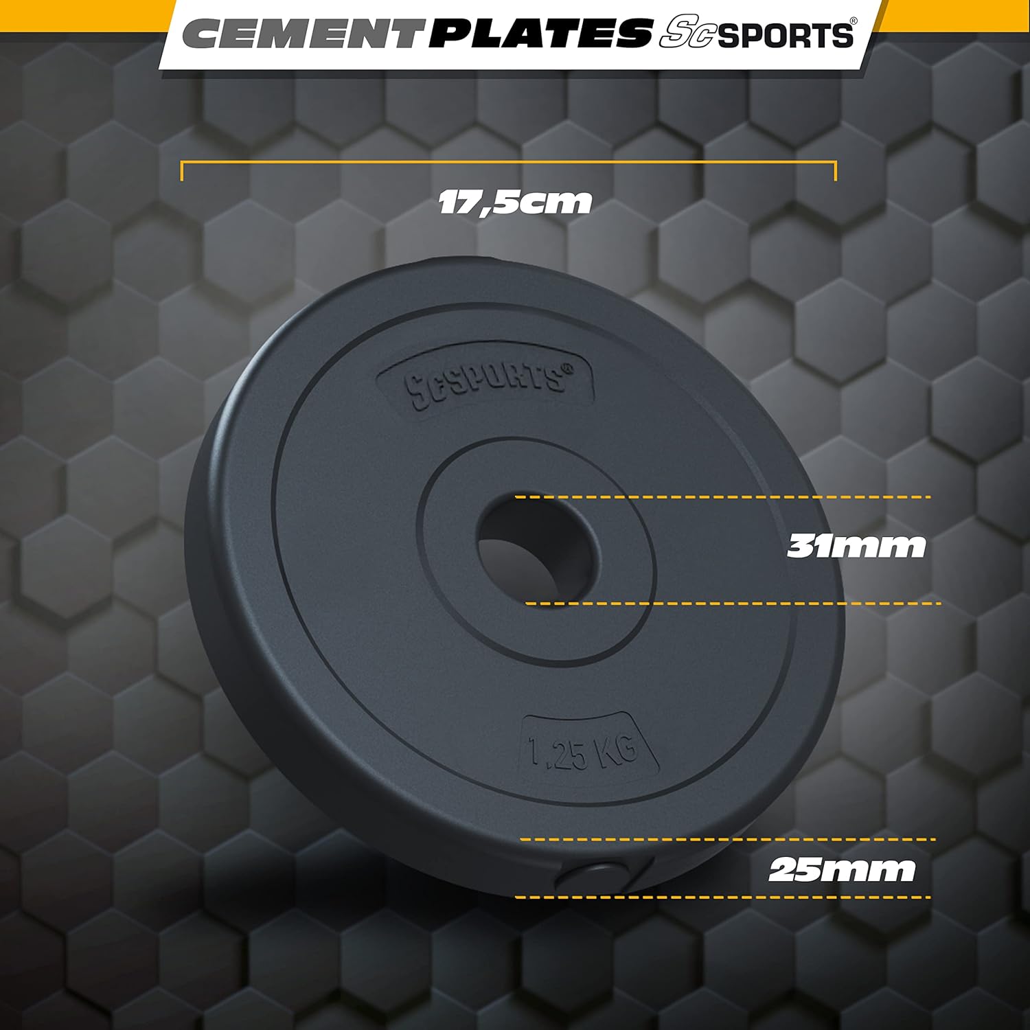 Set greutati haltera si gantere, 20/30 kg, argintiu/negru - eMAG.ro