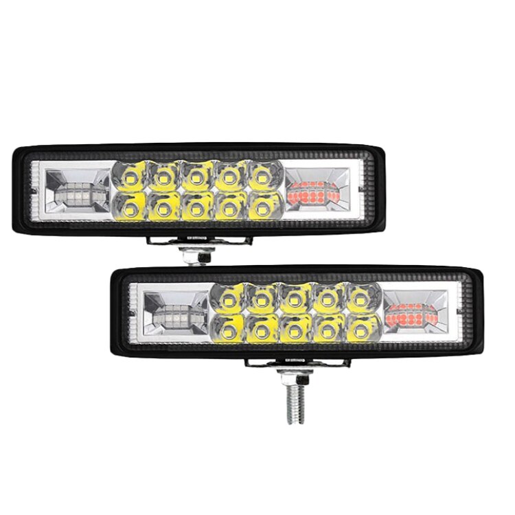 Set 2 x proiectoare auto LED, 10/30V, 96W/set - eMAG.ro