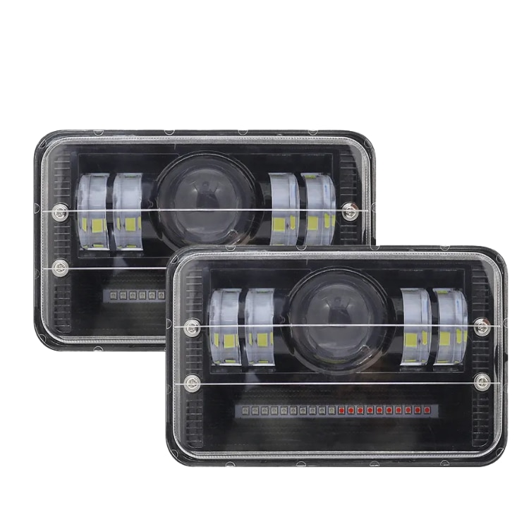 Set 2 x proiectoare auto LED lupa, 240W/set, 14000 lumeni - eMAG.ro