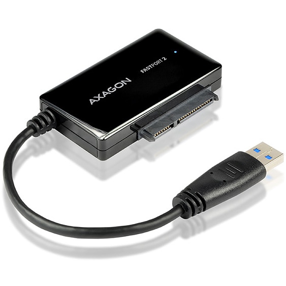 Адаптер Axagon ADSA-FP2A, USB 3.2 Gen 1, SATA 3.0, За HDD 2.5 инча, USB ...