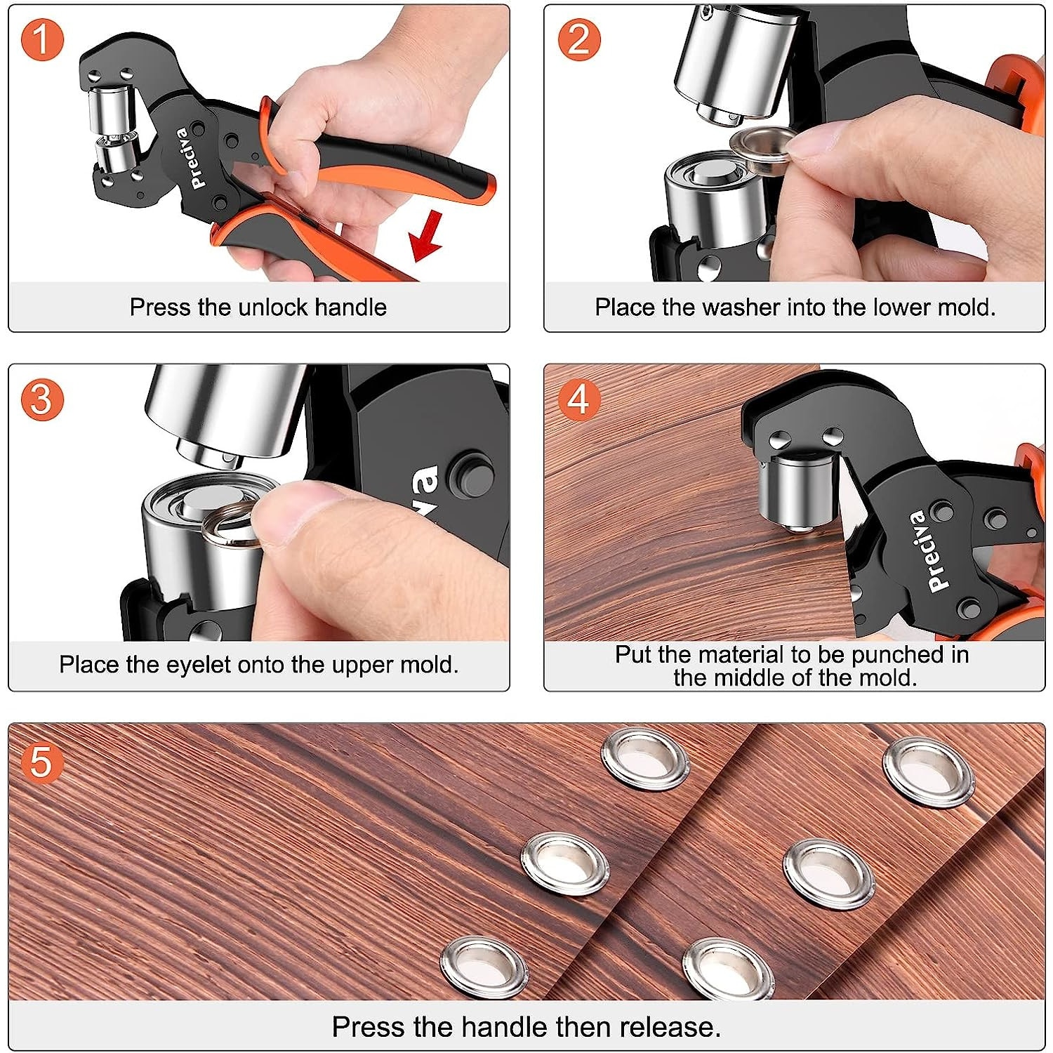 Set cleste pentru ochi profesional, de 10 mm, cap magnetic, cu 500 de ...