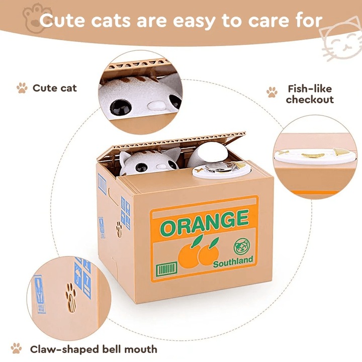 Pusculita Electronica, Micutul Pisoi - Hotul de Monede - eMAG.ro