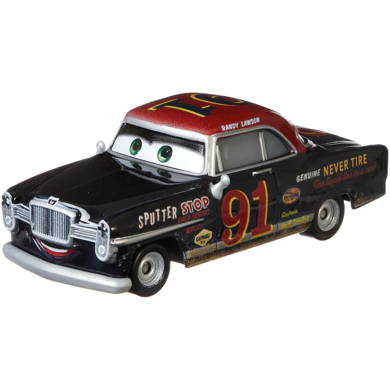 Количка Disney Cars 3 - Randy LAwson, Mащаб 1:55 - eMAG.bg
