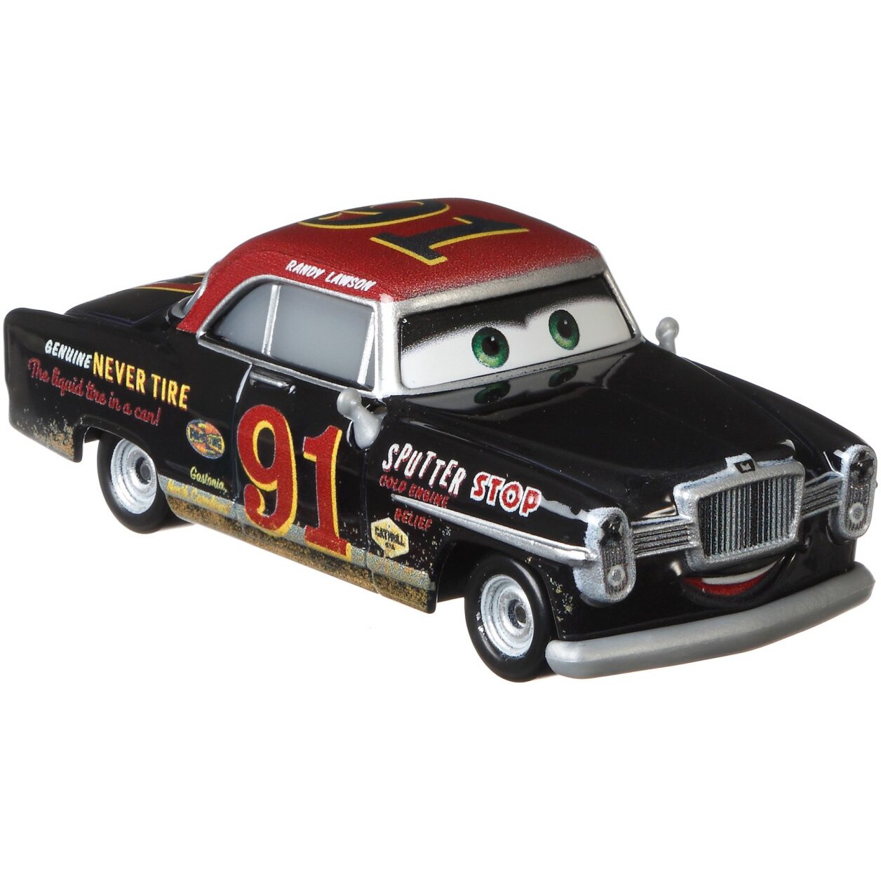 Количка Disney Cars 3 - Randy LAwson, Mащаб 1:55 - eMAG.bg