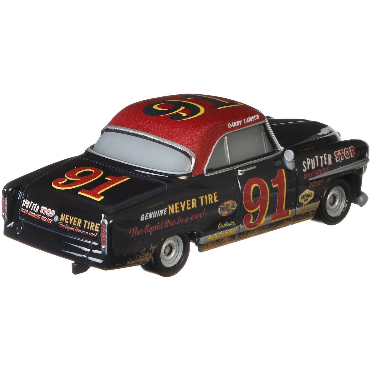 Количка Disney Cars 3 - Randy LAwson, Mащаб 1:55 - eMAG.bg