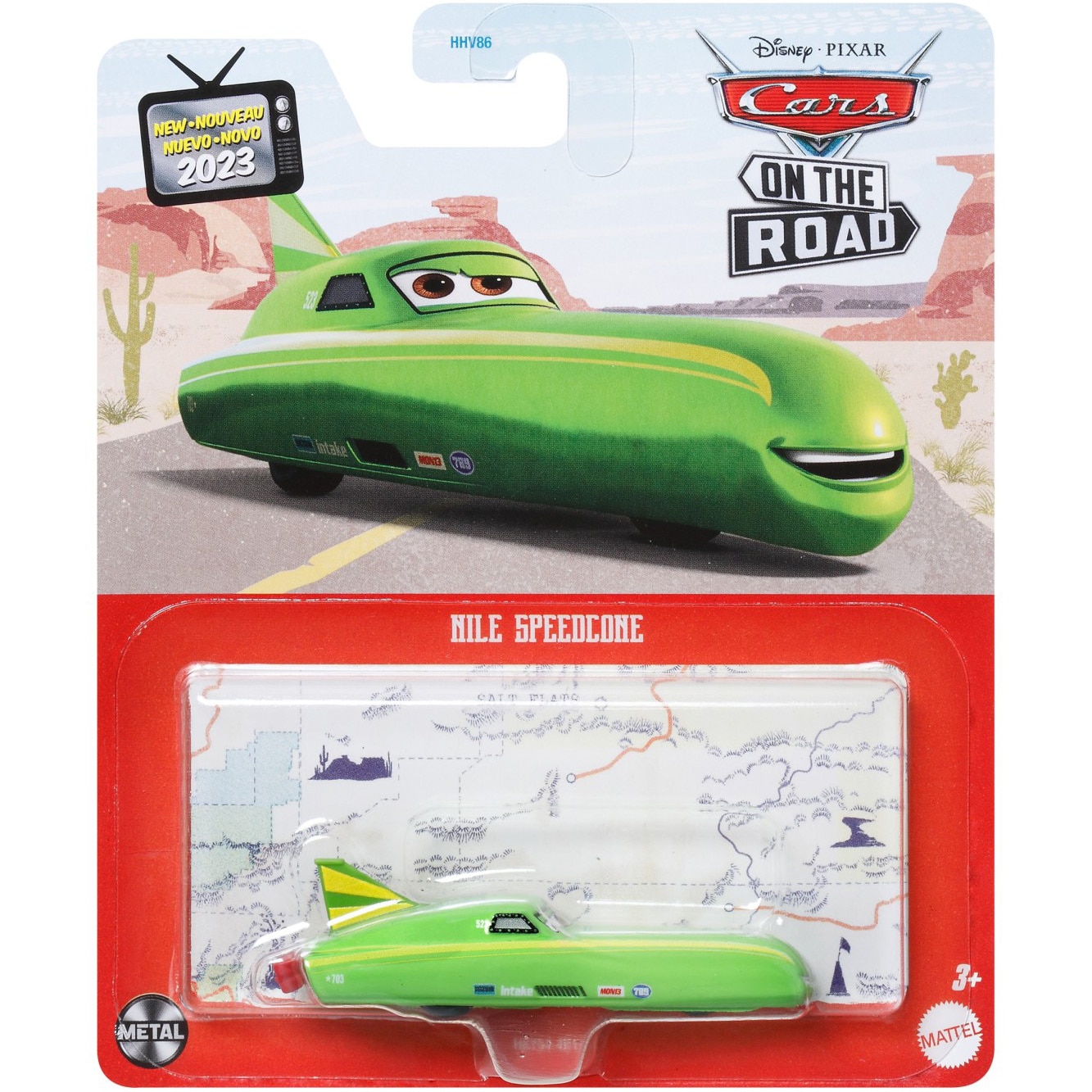 Masinuta Disney Cars 3 - Nile Speedcone, scara 1:55 - eMAG.ro