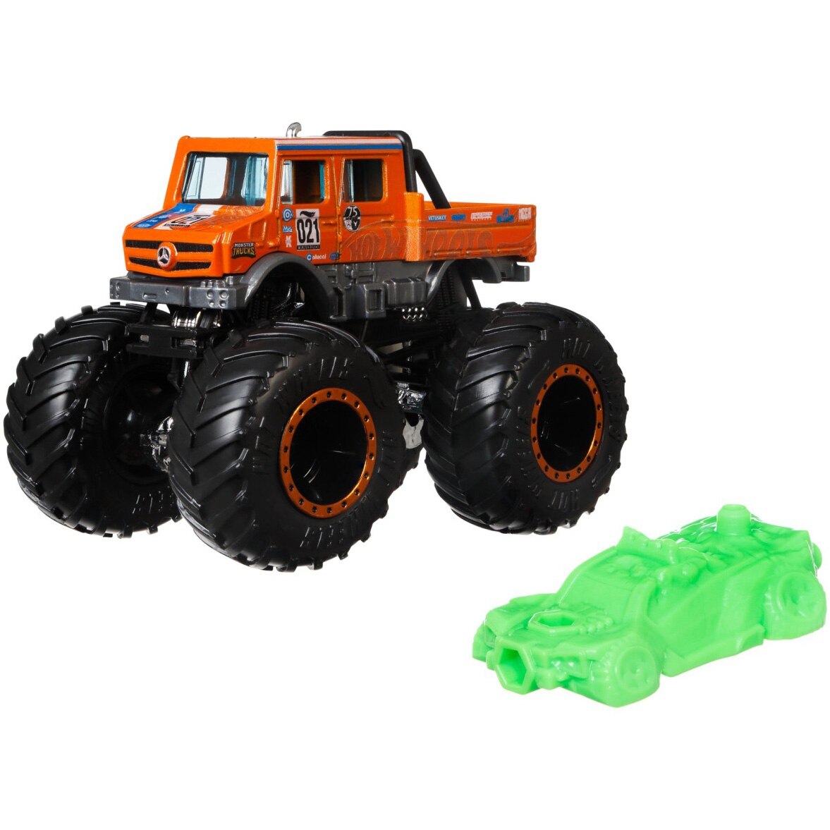 Masinuta Hot Wheels Monster Truck - Mercedes-Benz Unimog, scara 1:64 - eMAG.ro