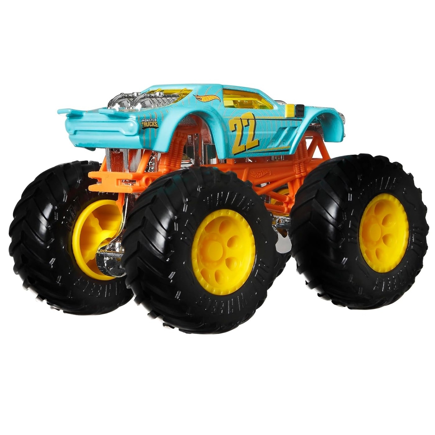 Set 2 masinute Hot Wheels Monster Truck - Night Shifter, scara 1:64 - eMAG.ro