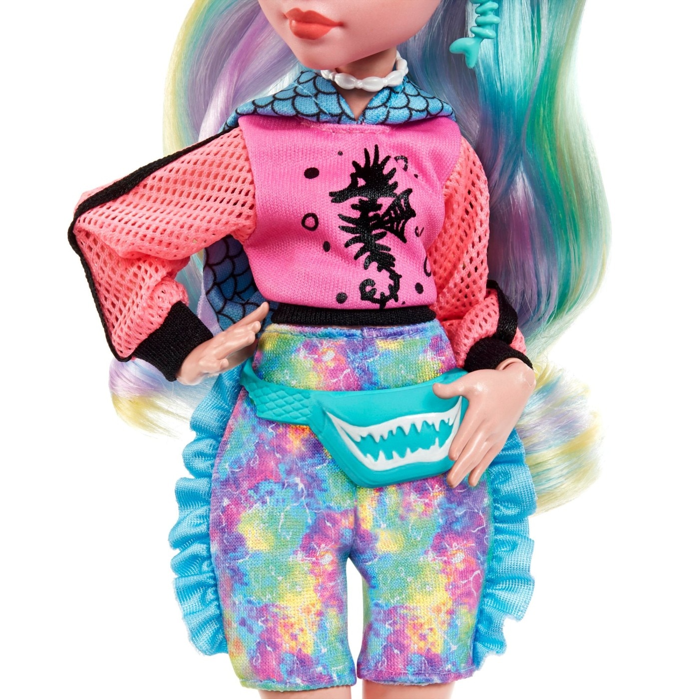Papusa Monster High, Lagoona Blue, cu animalut si accesorii - eMAG.ro