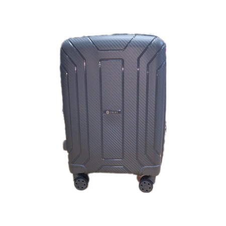 Troler ORMI din fibra cauciucata, culoare Gri, prevazut cu cifru TSA ...