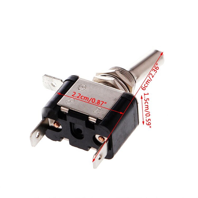 Intrerupator auto, 3 pini, 20A, LED - eMAG.ro