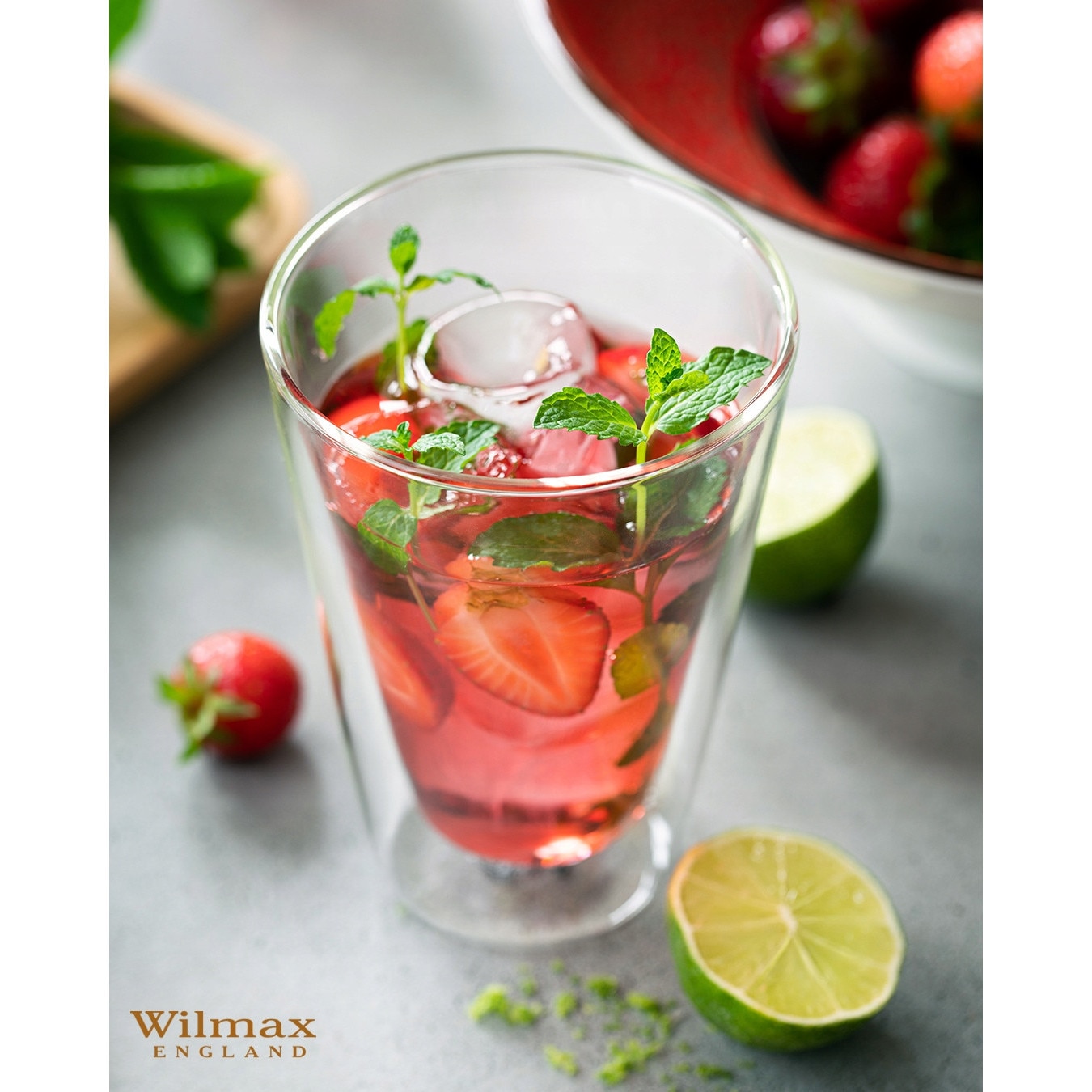 Set Pahare cocktail, perete dublu, sticla termorezistenta, 2 x 250 ml ...