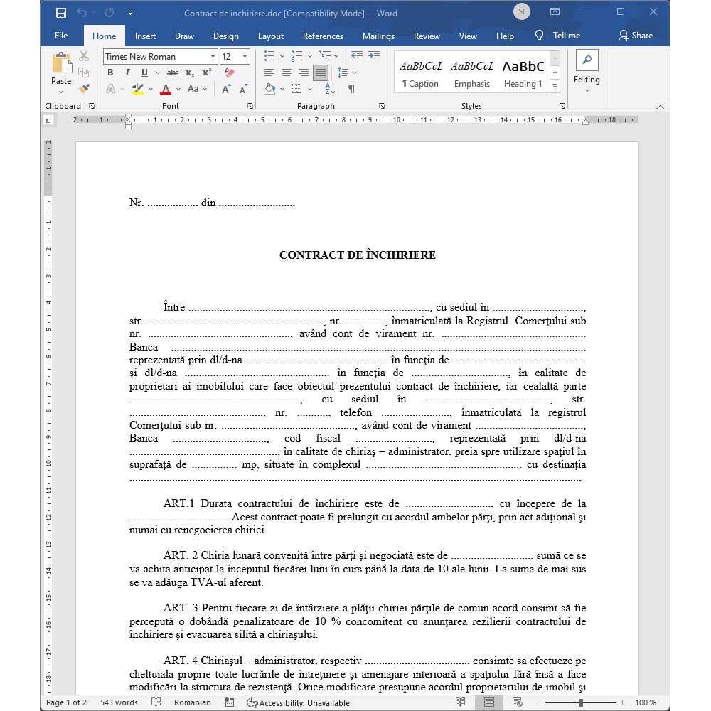 Modele contracte editabile, 225 modele - eMAG.ro