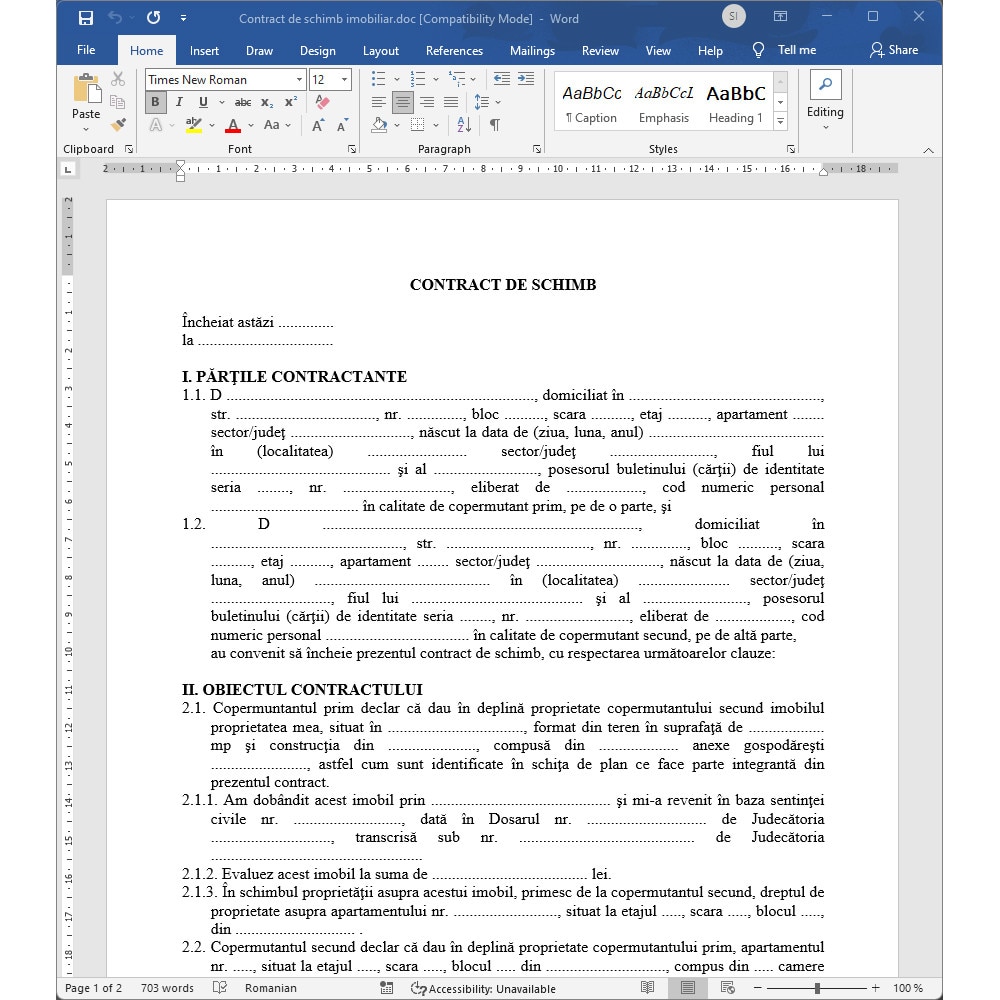 Modele contracte editabile, 225 modele - eMAG.ro