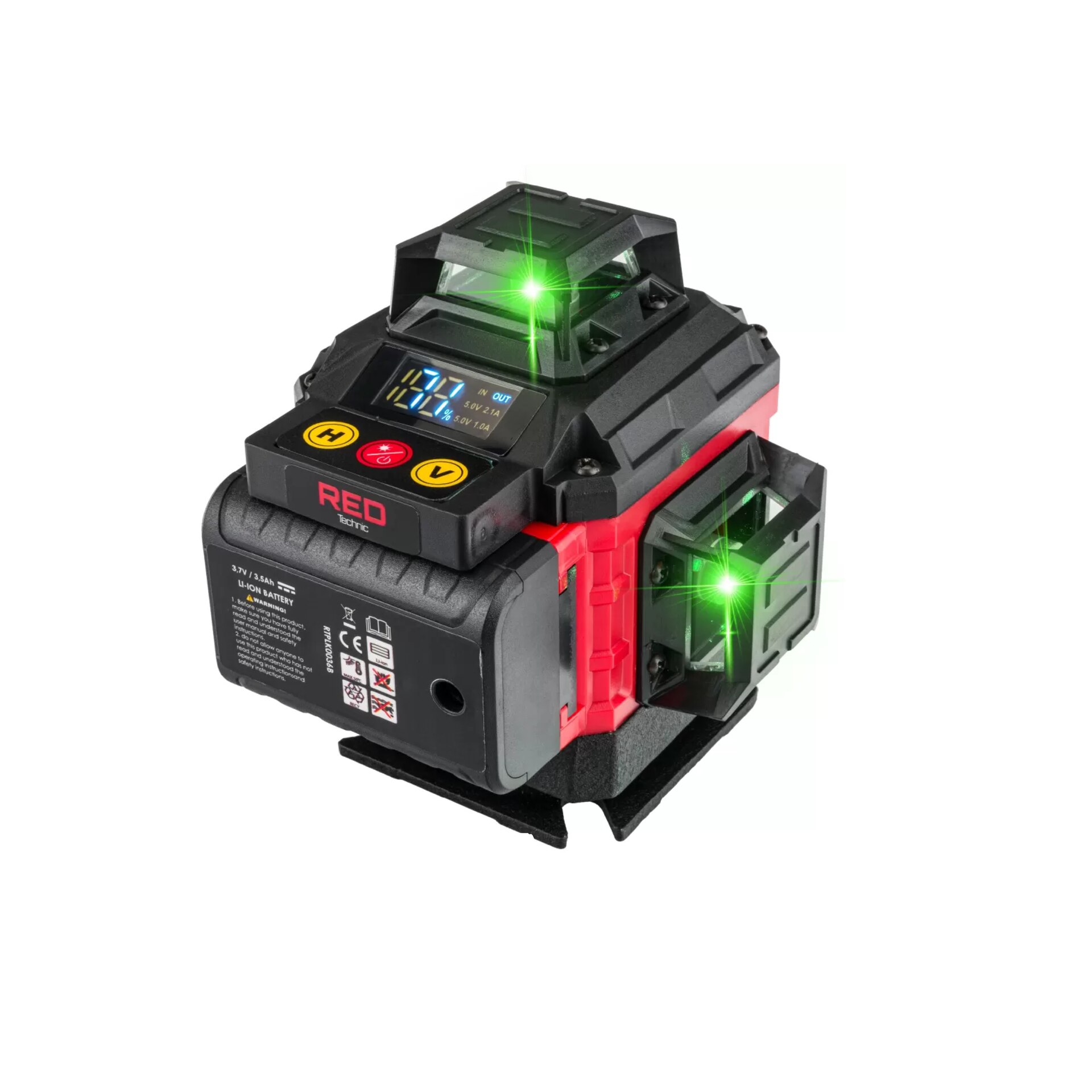 Nivela laser 4D 360, verde, Red Technic RTPLK0036 - eMAG.ro