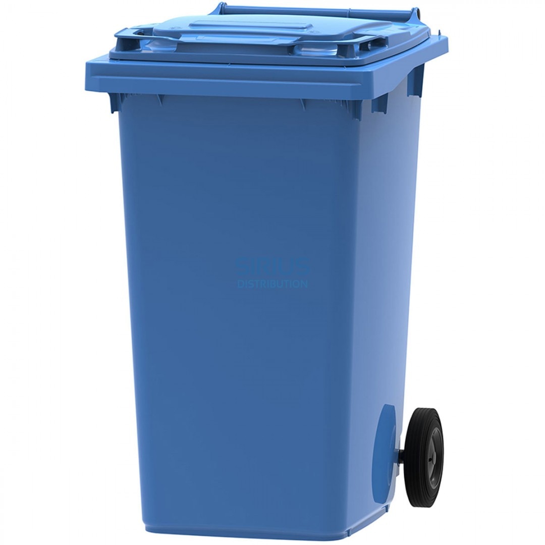 Pubela, PVC, Negru, 120L - eMAG.ro