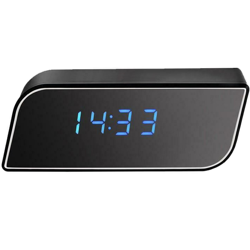 Ceas de birou cu Camera spion iUni IP99i Plus, Wi-Fi, Vizualizare 4K ...