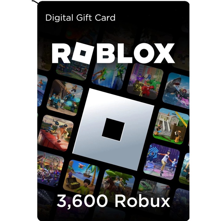 Játék Roblox Card 3600 Robux Key Global PC Instant Aktiváló kód - eMAG.hu