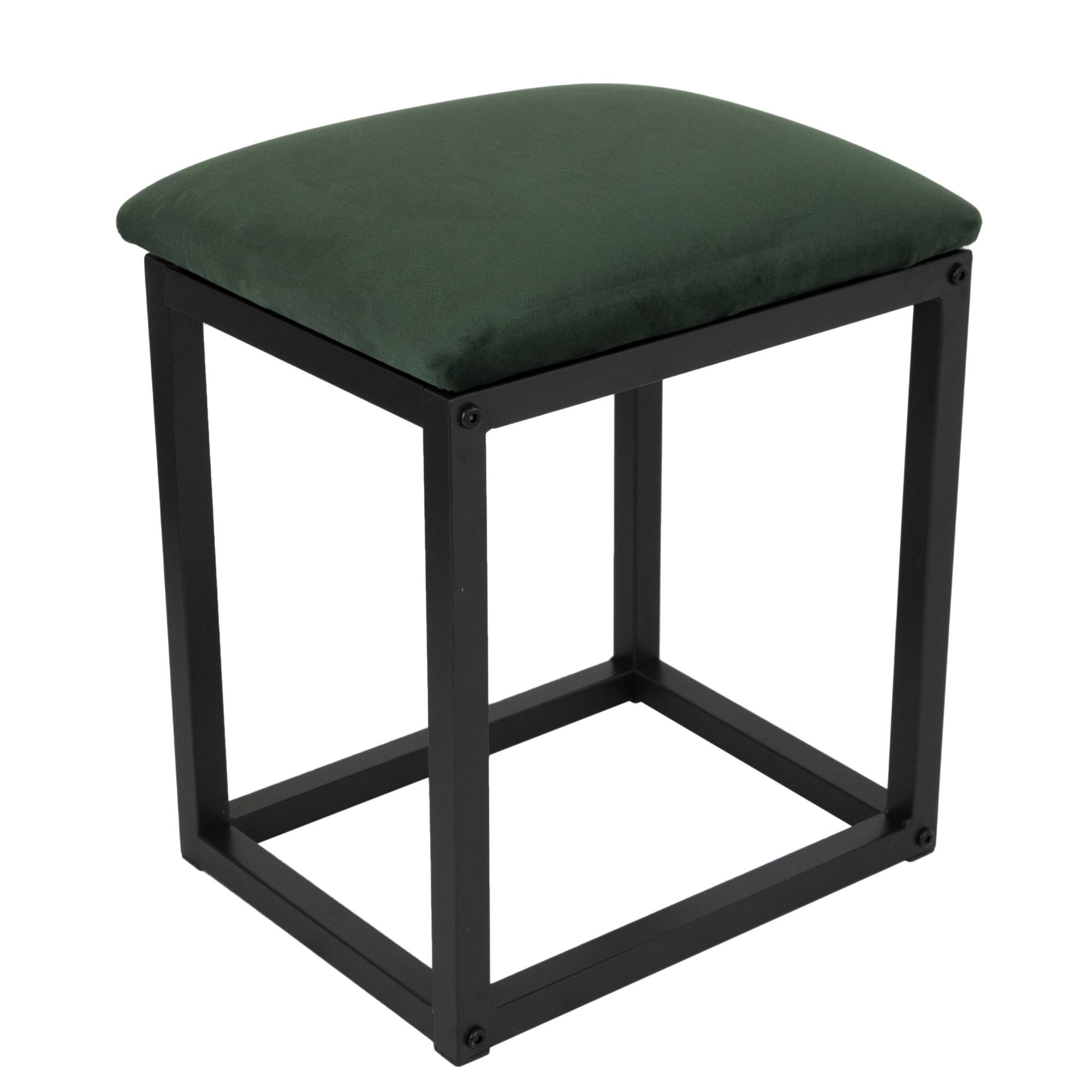 Pantofar/Bancheta hol Kring Tobias, cu taburet, 80x35x45 cm, metal ...