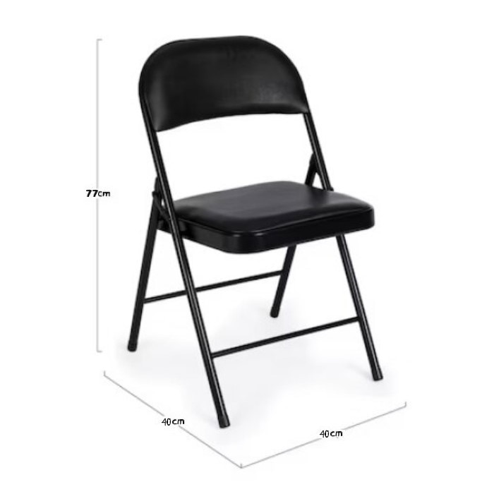 Scaun pliant tapitat At Performance, living, terasa, bucatarie, cu ...