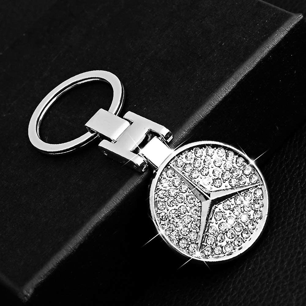 Breloc Logo Mercedes Benz, Sunmostar, Aliaj de zinc, Argintiu - eMAG.ro