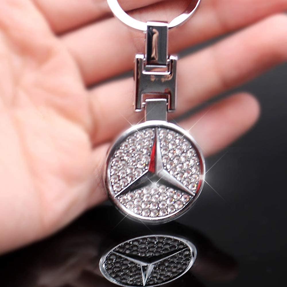Breloc Logo Mercedes Benz, Sunmostar, Aliaj de zinc, Argintiu - eMAG.ro