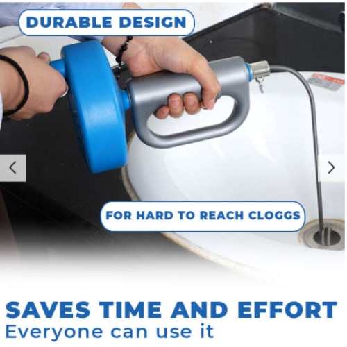 Aparat Sarpe cu Mecanism de Rotire pentru Curatat si Desfundat Tevi de ...