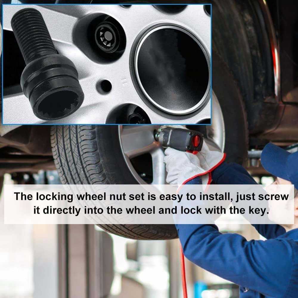 Suruburi auto pentru roti, 4 buc, M14 x 1.5 mm, otel carbon - eMAG.ro