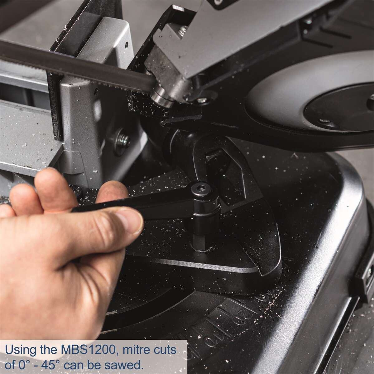 Scheppach MBS 1200 fémdaraboló szalagfűrész 2 az 1-ben - eMAG.hu