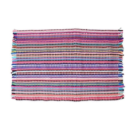 Covor tesut bumbac colorat 80x50 cm - eMAG.ro