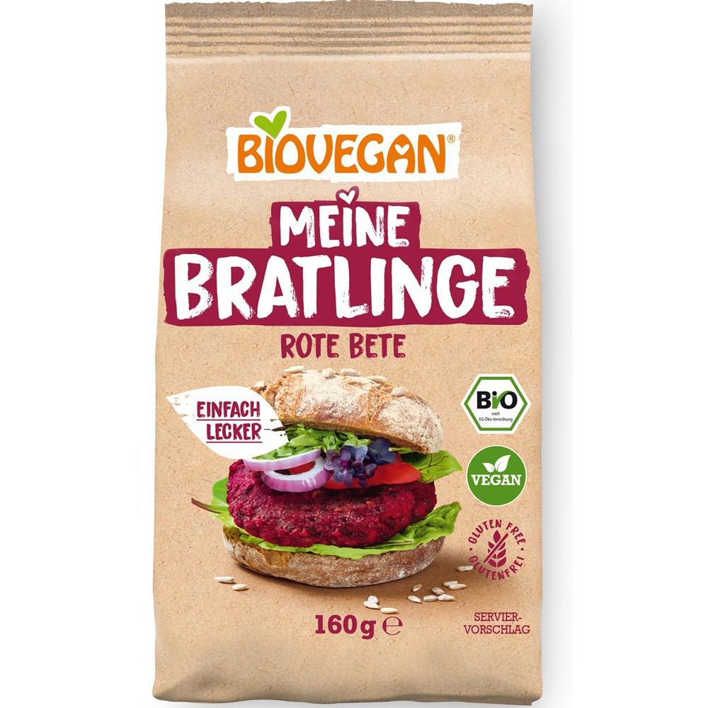 Mix pentru Burger Vegan cu Sfecla Rosie Bio 160 grame Biovegan - eMAG.ro