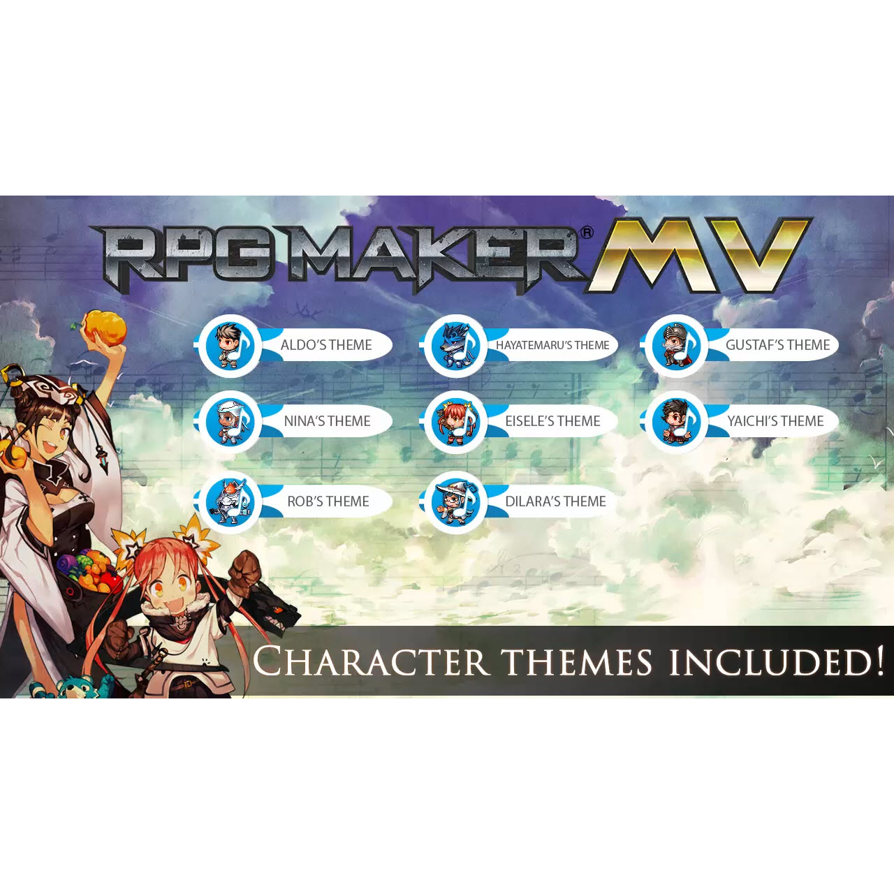 RPG Maker MV - Cover Art Characters Pack DLC (PC - Steam elektronikus ...