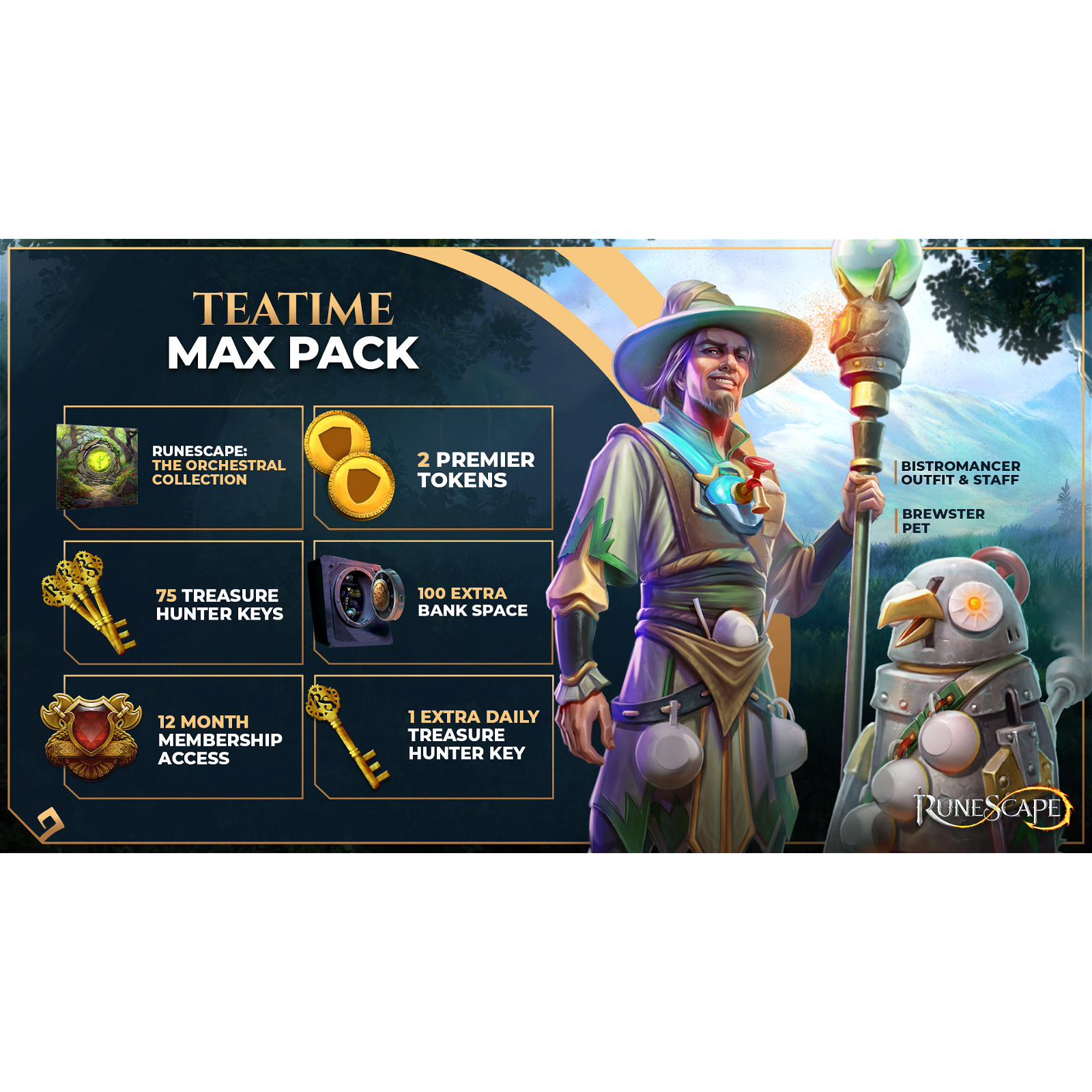 Joc RuneScape - Teatime Max Pack DLC cod de activare Steam - eMAG.ro