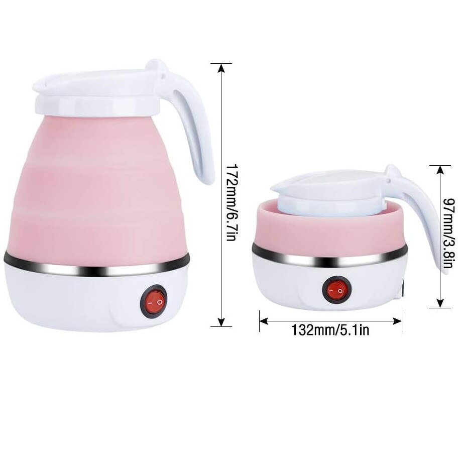 FIerbator electric portabil premium, Gobesty, 600W, 0.6 l, inox si ...