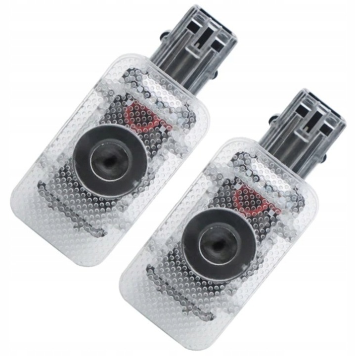 Set 2 Proiector LED cu Logo, ME Premium, Volvo S60 S80 V40 V60 V70 V90 ...